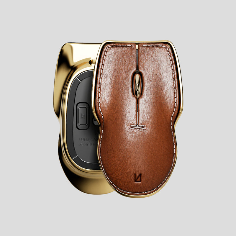 Wireless Computer Mouse - Pointer Instrument | Classic Brown