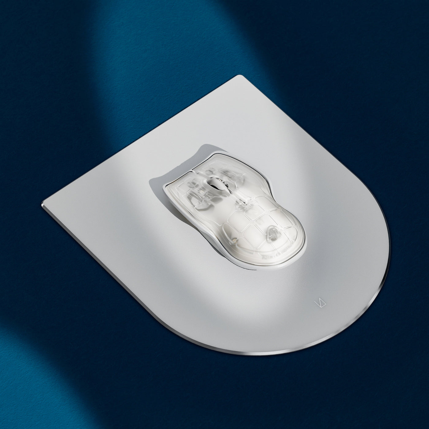 Aluminium Desk Pad - Podium Edge Pad | Nudus Blanc