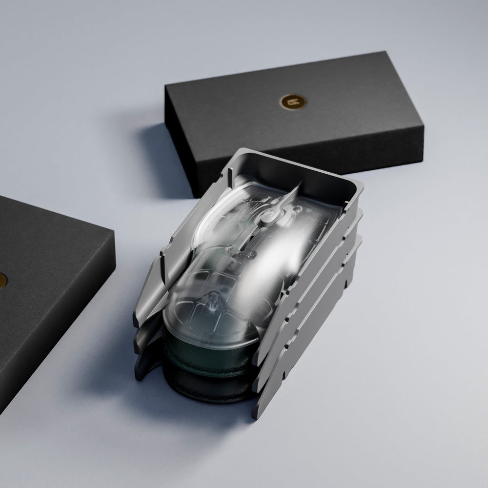 Computer Mouse Accessories | Black Leather Top
