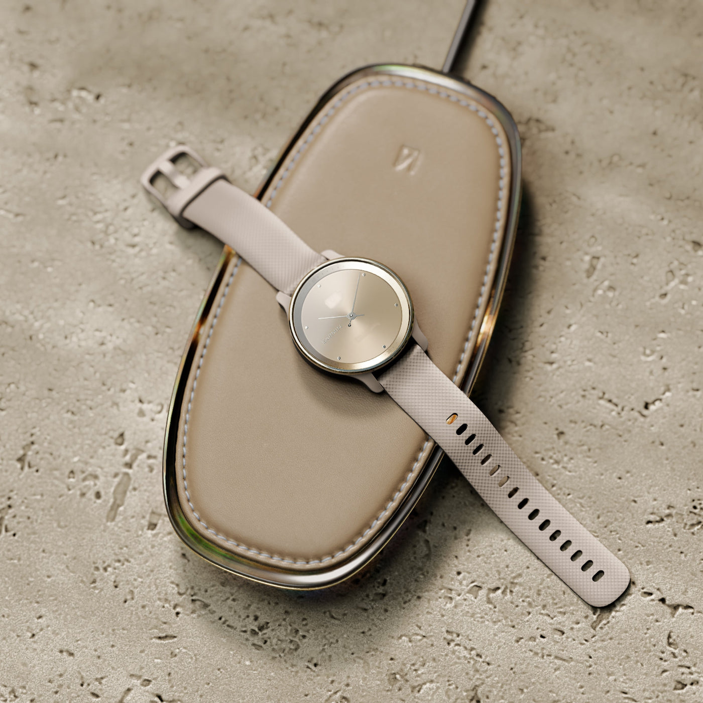 Leather Wireless Charger - Pulse Volitari | Solar Sahara