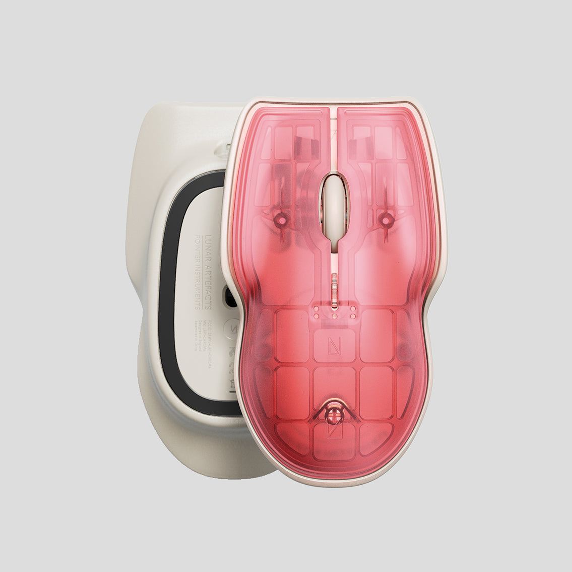 Wireless Computer Mouse - Pointer Instrument | Flamingo Blanc