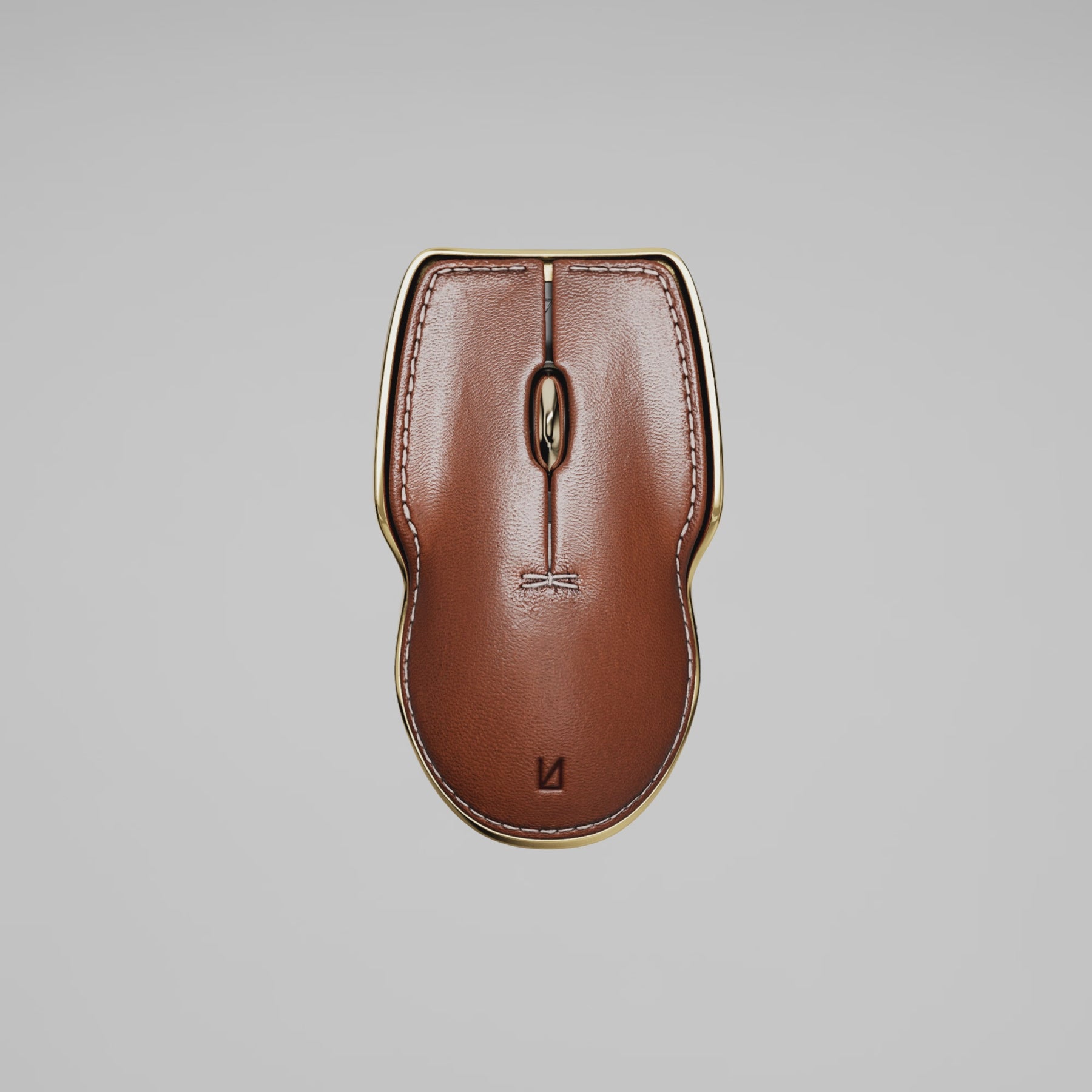 Wireless Computer Mouse - Pointer Instrument | Classic Brown