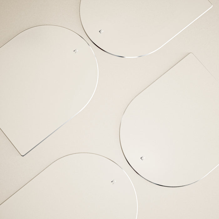 Leather Desk Pad - Podium Edge Pad | Nudus Blanc